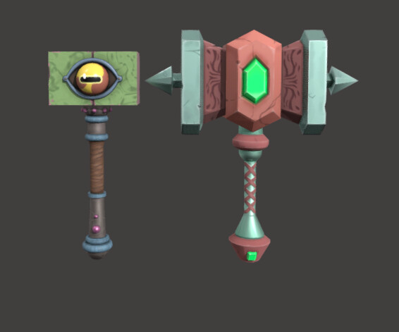ArtStation - Stylized Hammers