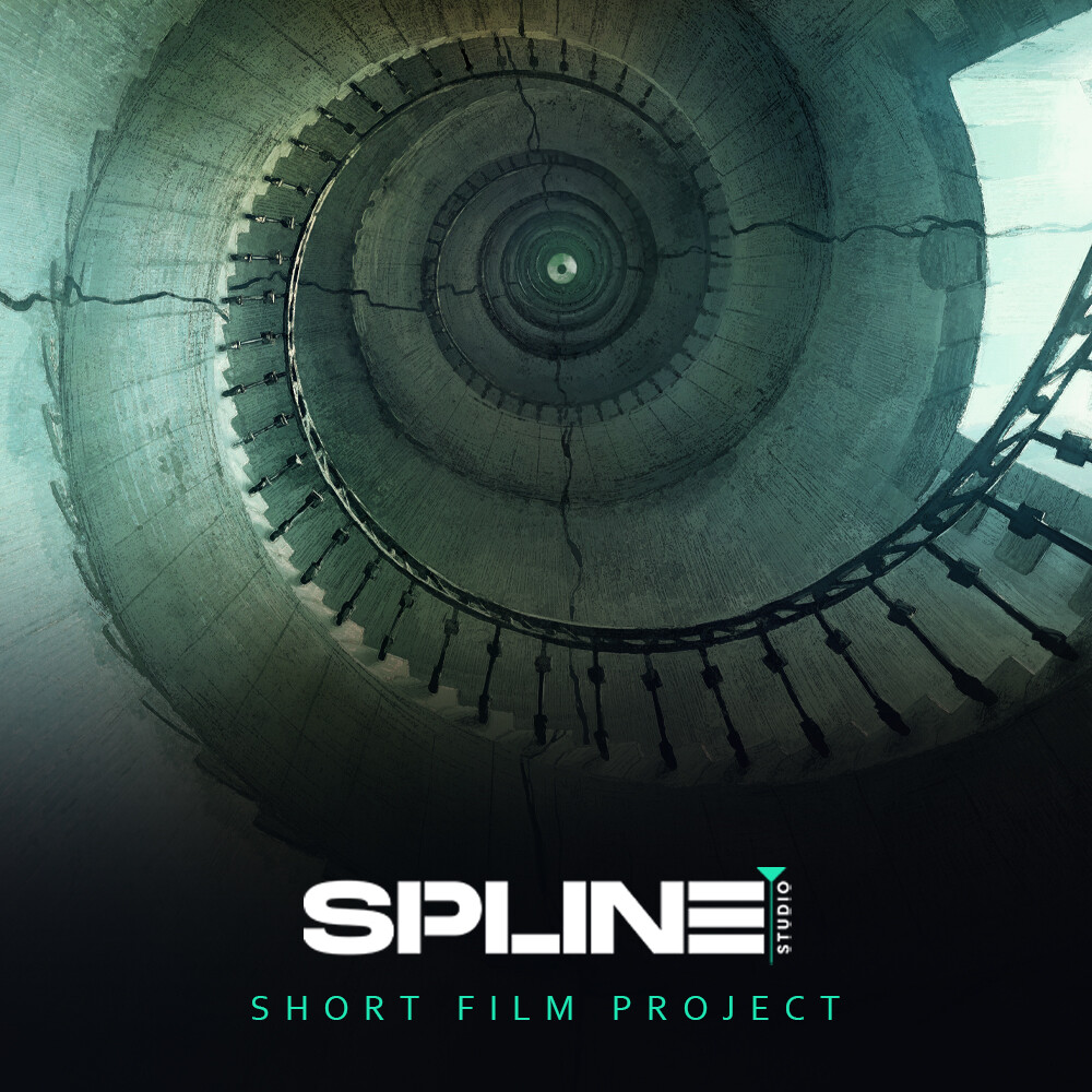 ArtStation - Spline Studio short film (background illustration)