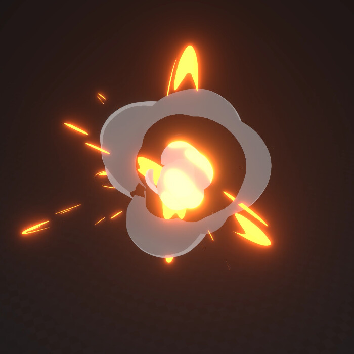 ArtStation - STYLIZED AIR EXPLOSIONS