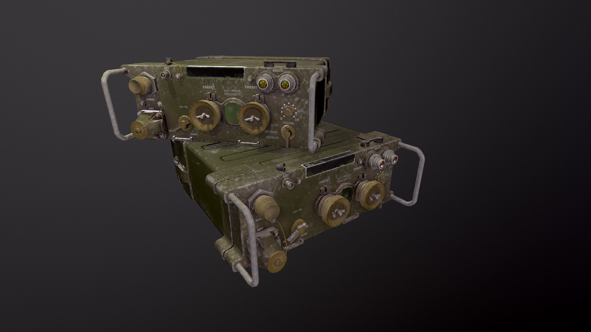 ArtStation - PRC-77 Military Radio