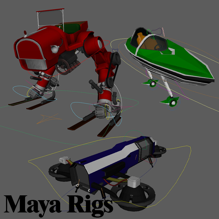 ArtStation - Maya Rig Dump