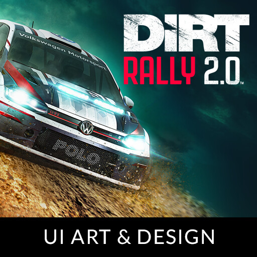 Chris Jensen - Dirt Rally 2.0 - UI Art