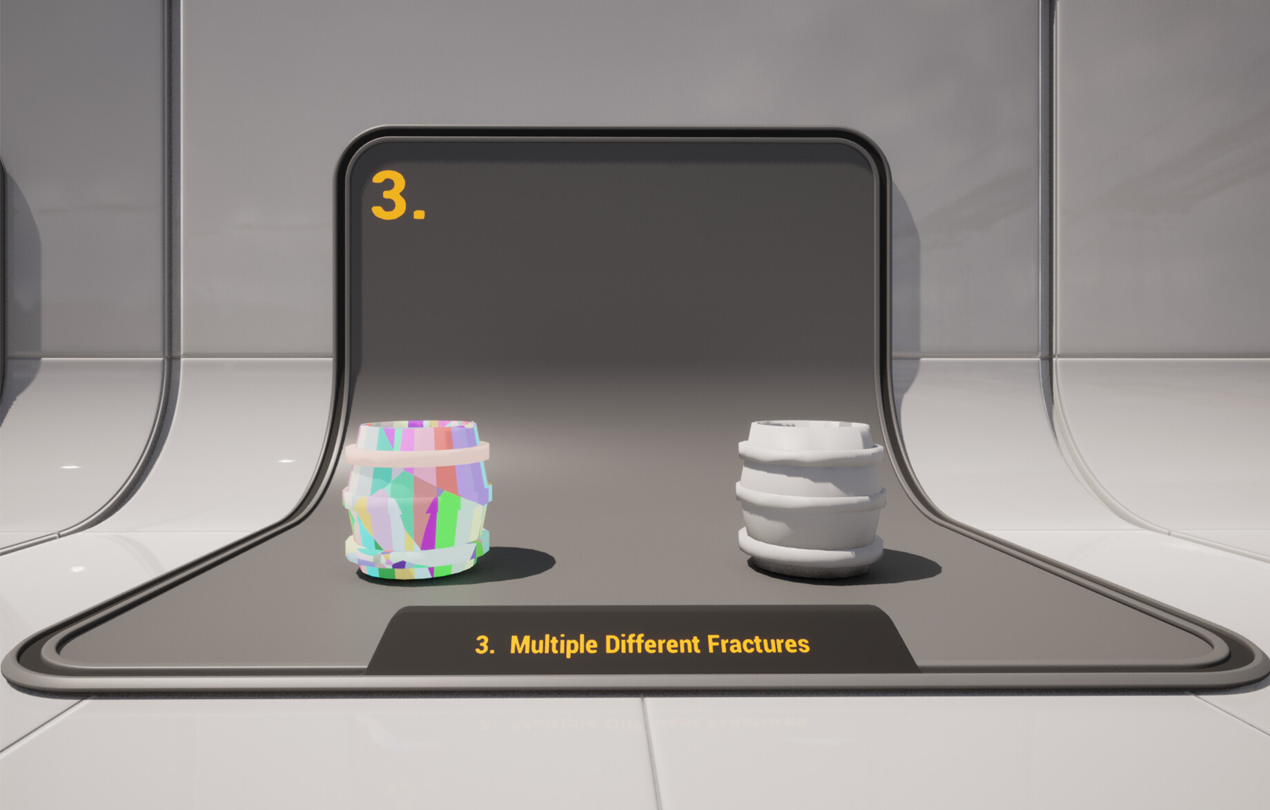 ArtStation - UE5 - Chaos Destruction Fracturing Showcase