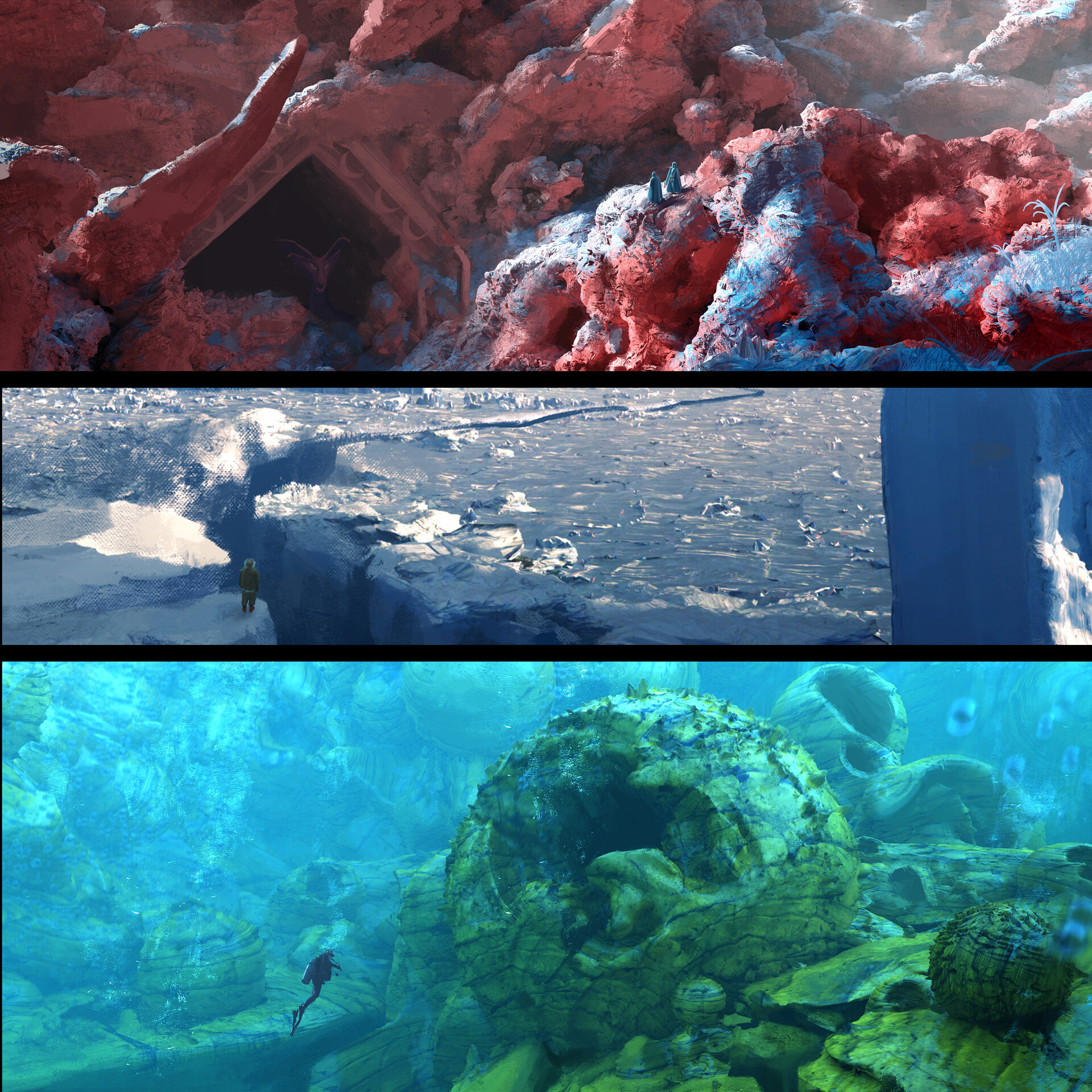 ArtStation - 3 Quick practices(personal study record)