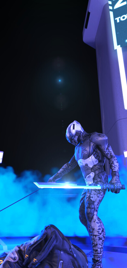 ArtStation - SciFi Sword Fight