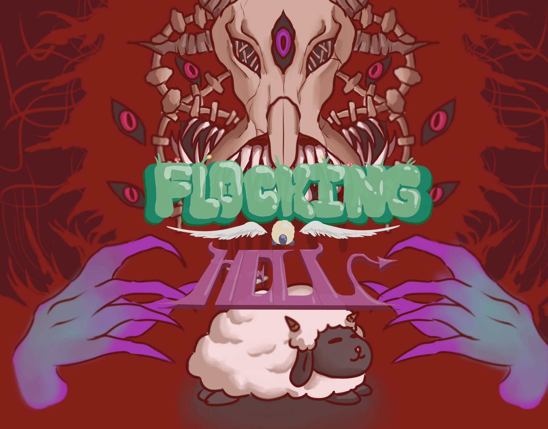 ArtStation - University game: Flocking Hell