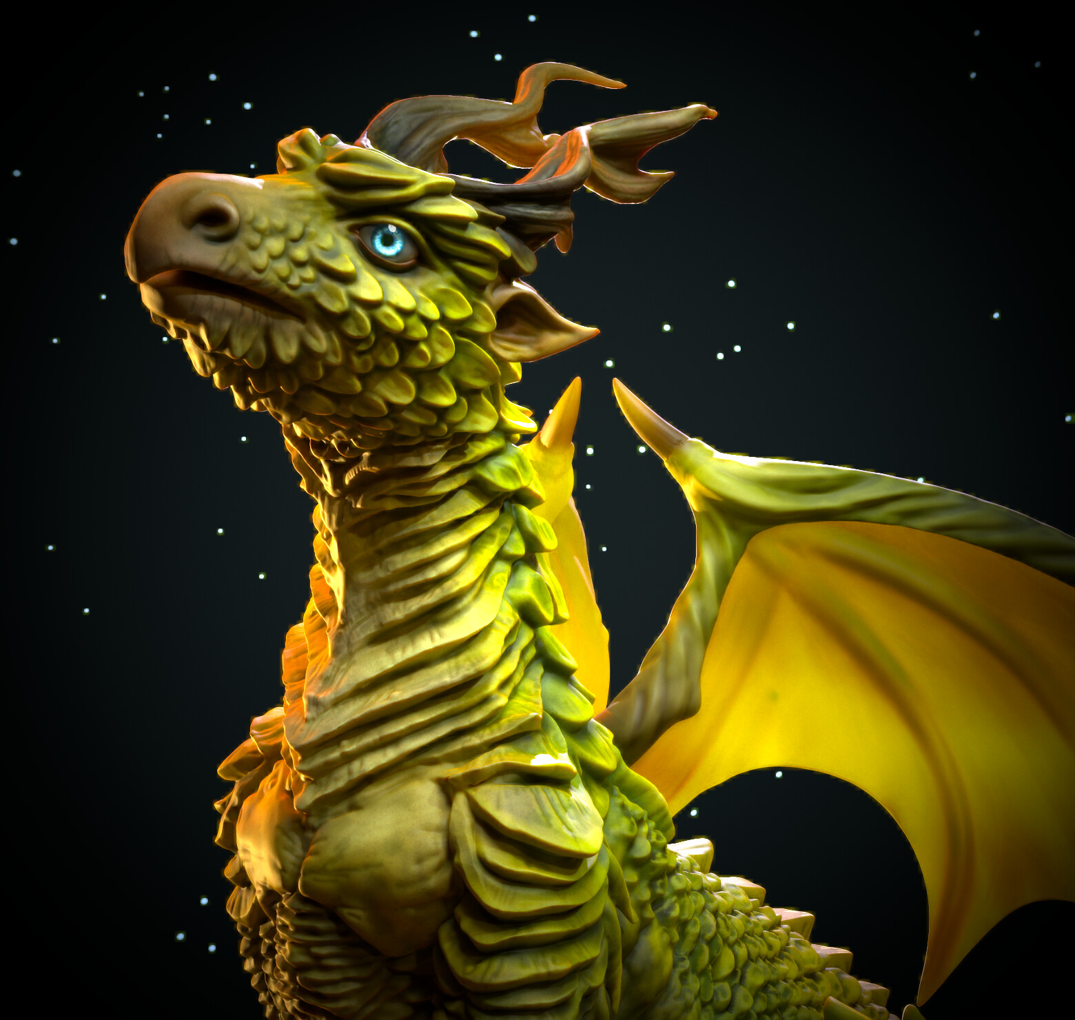 ArtStation - Forest dragon