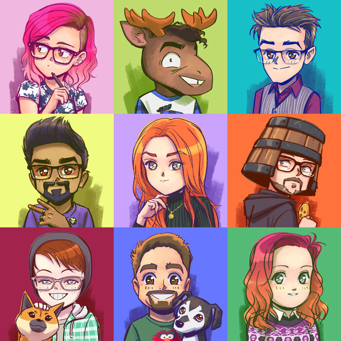 ArtStation - Chibi Coworkers