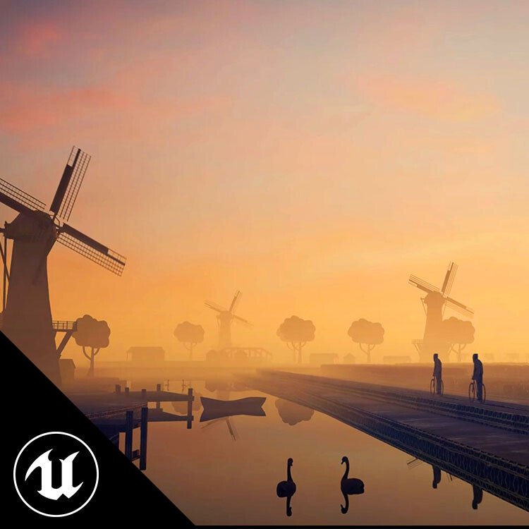 ArtStation - Dutch Cardboard landscape