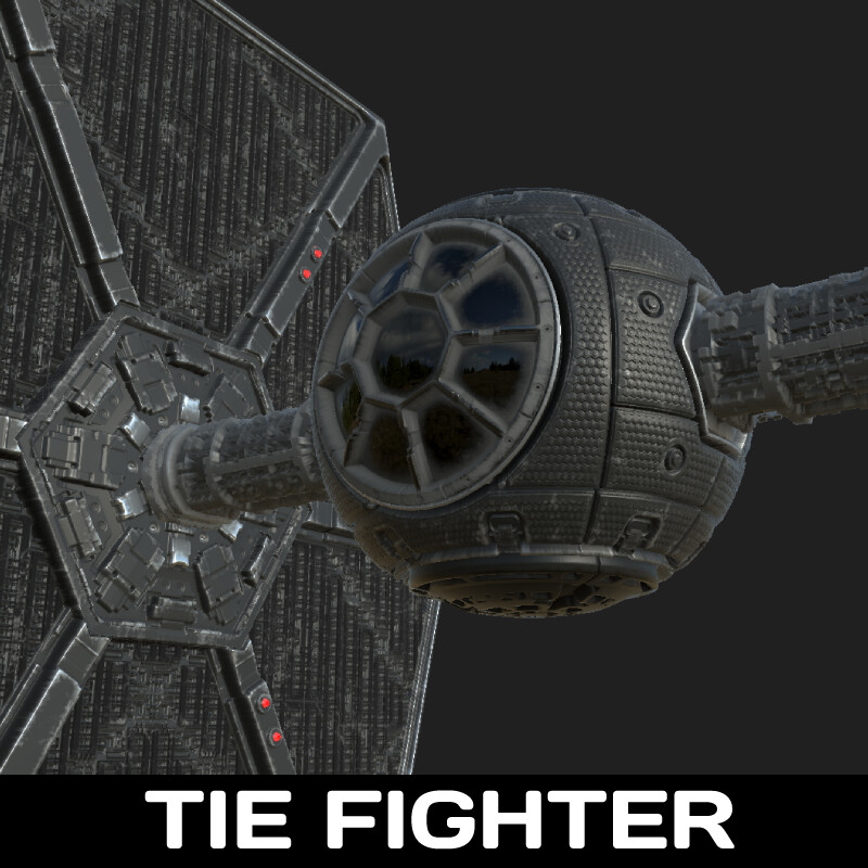 ArtStation - Tie Fighter