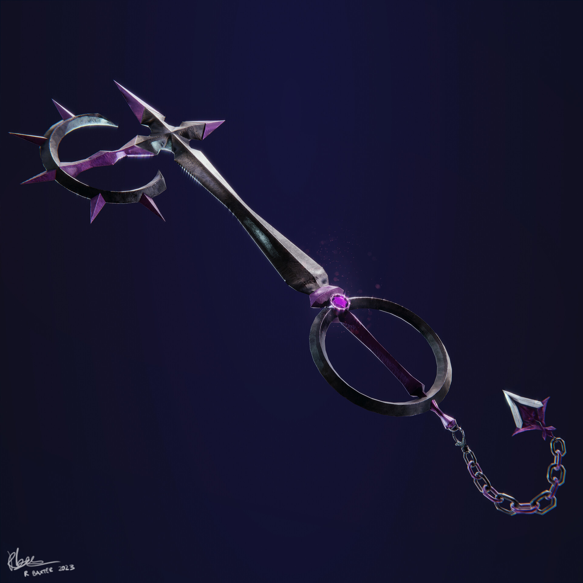 Robin Baxter - Keyblade Prop Commission