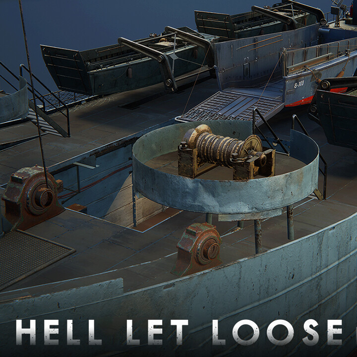 ArtStation - Hell Let Loose - LST Landing Craft