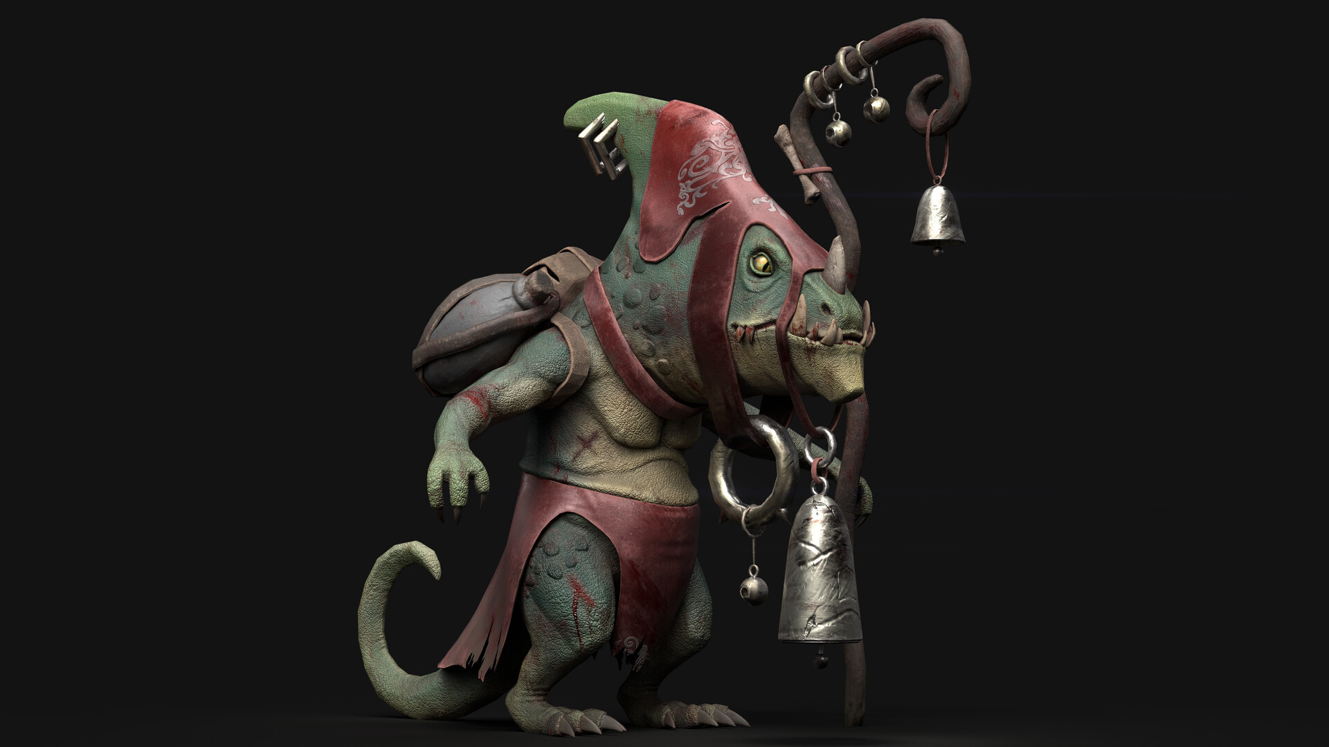 ArtStation - Witch Doctor Lizard