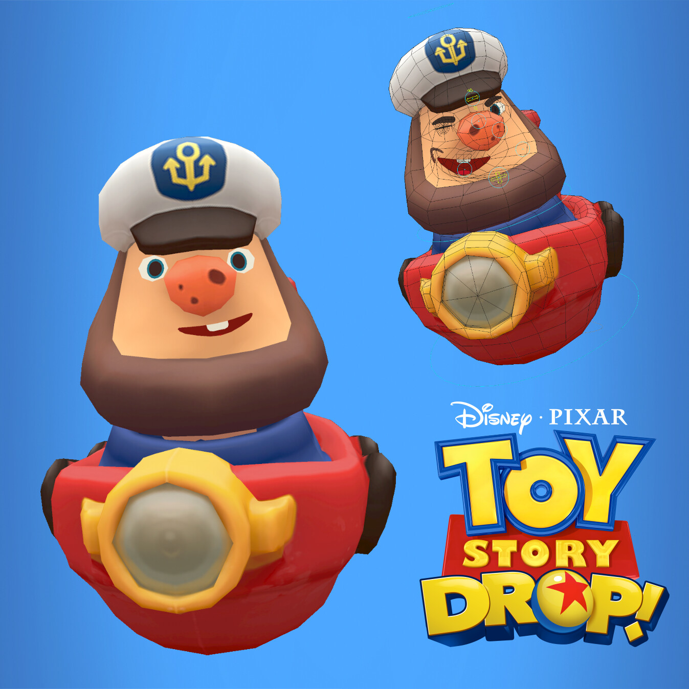 ArtStation - Toy Story Drop! Captain Suds