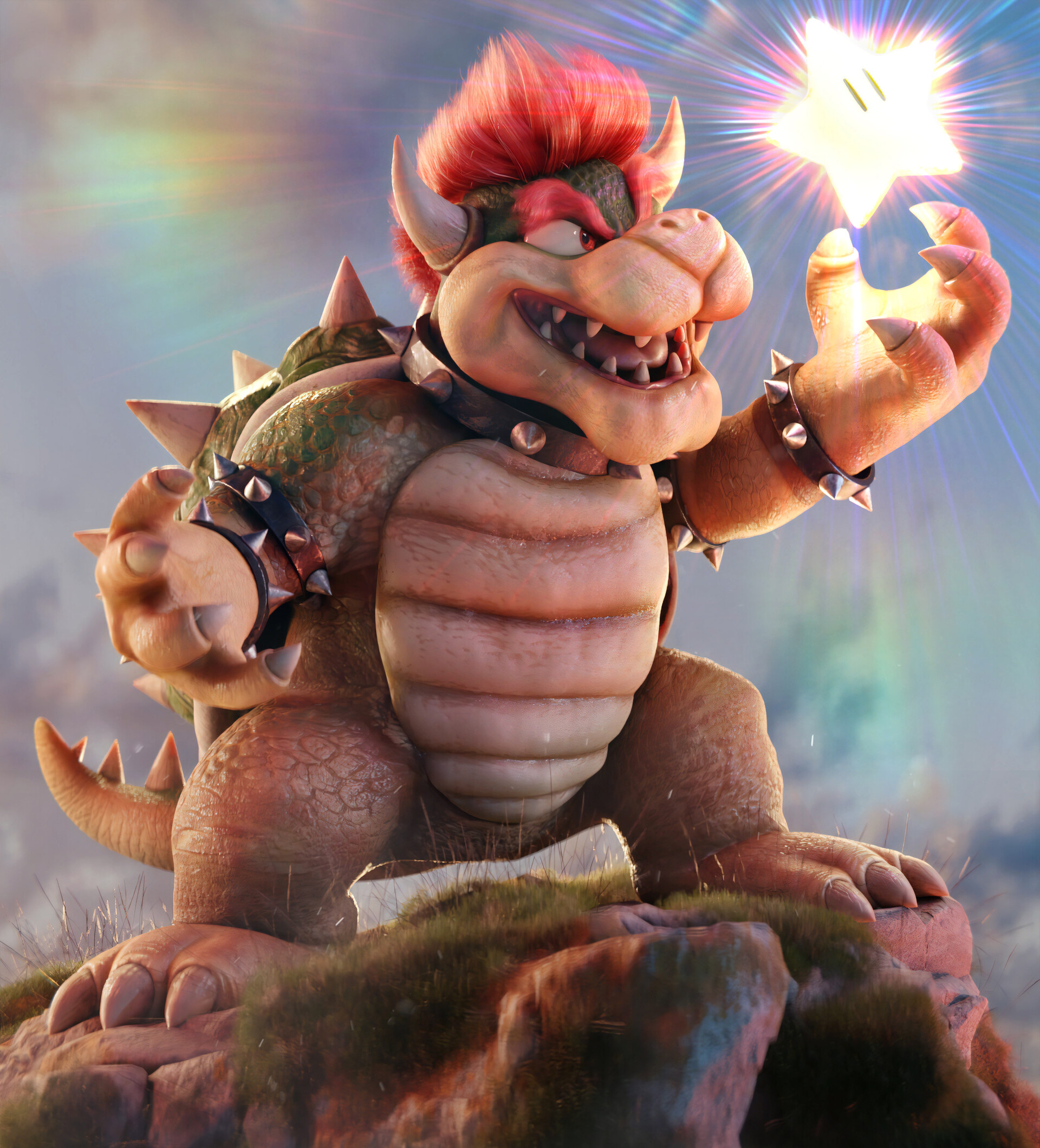 ArtStation - Bowser gets Super Star