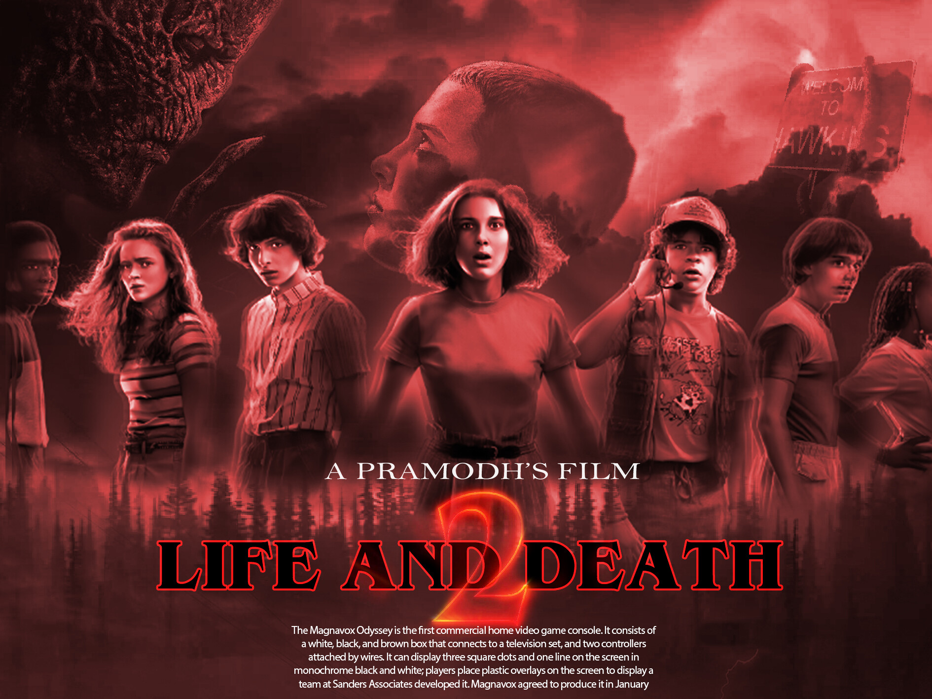 ArtStation - poster design / stranger things