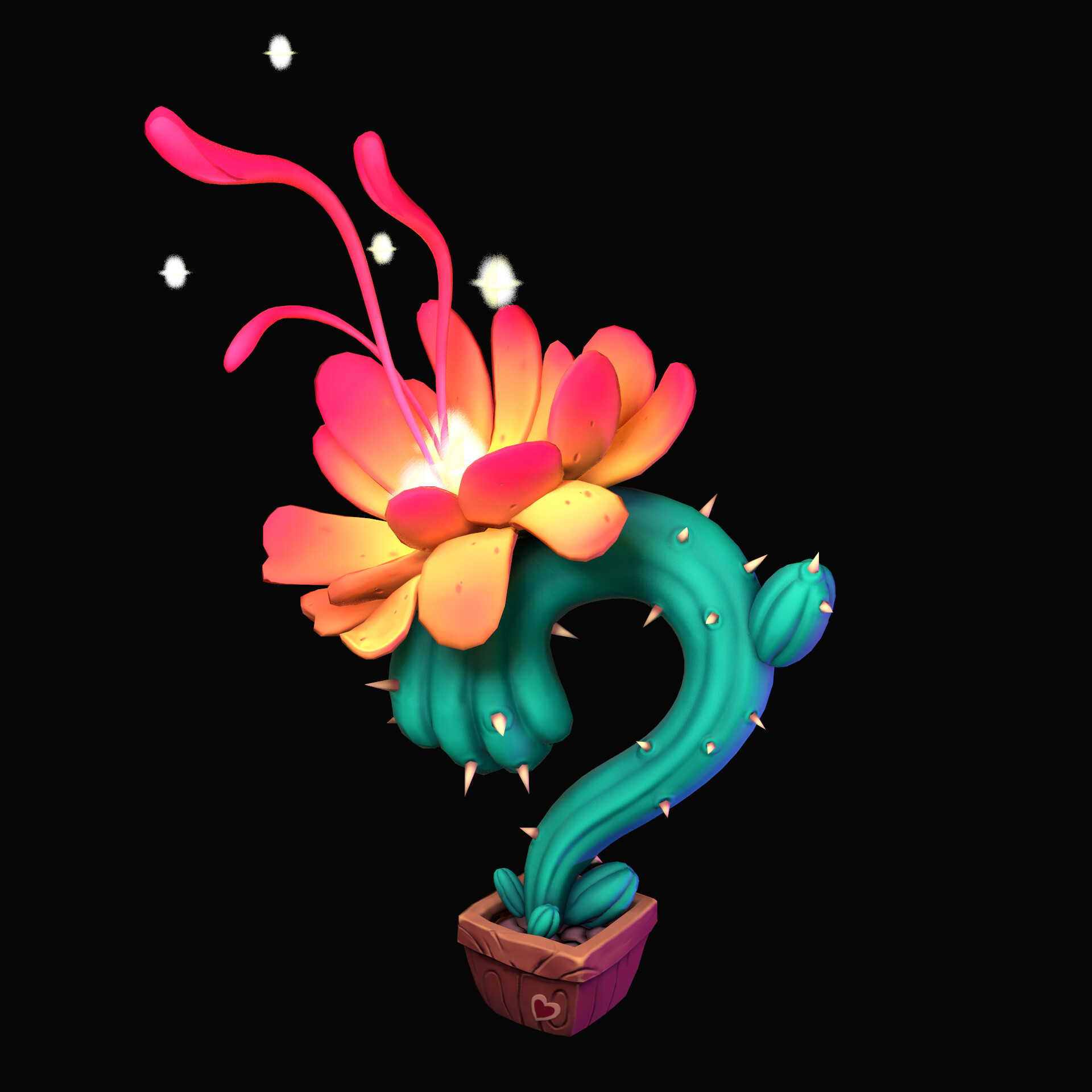 ArtStation - Cactus Flower