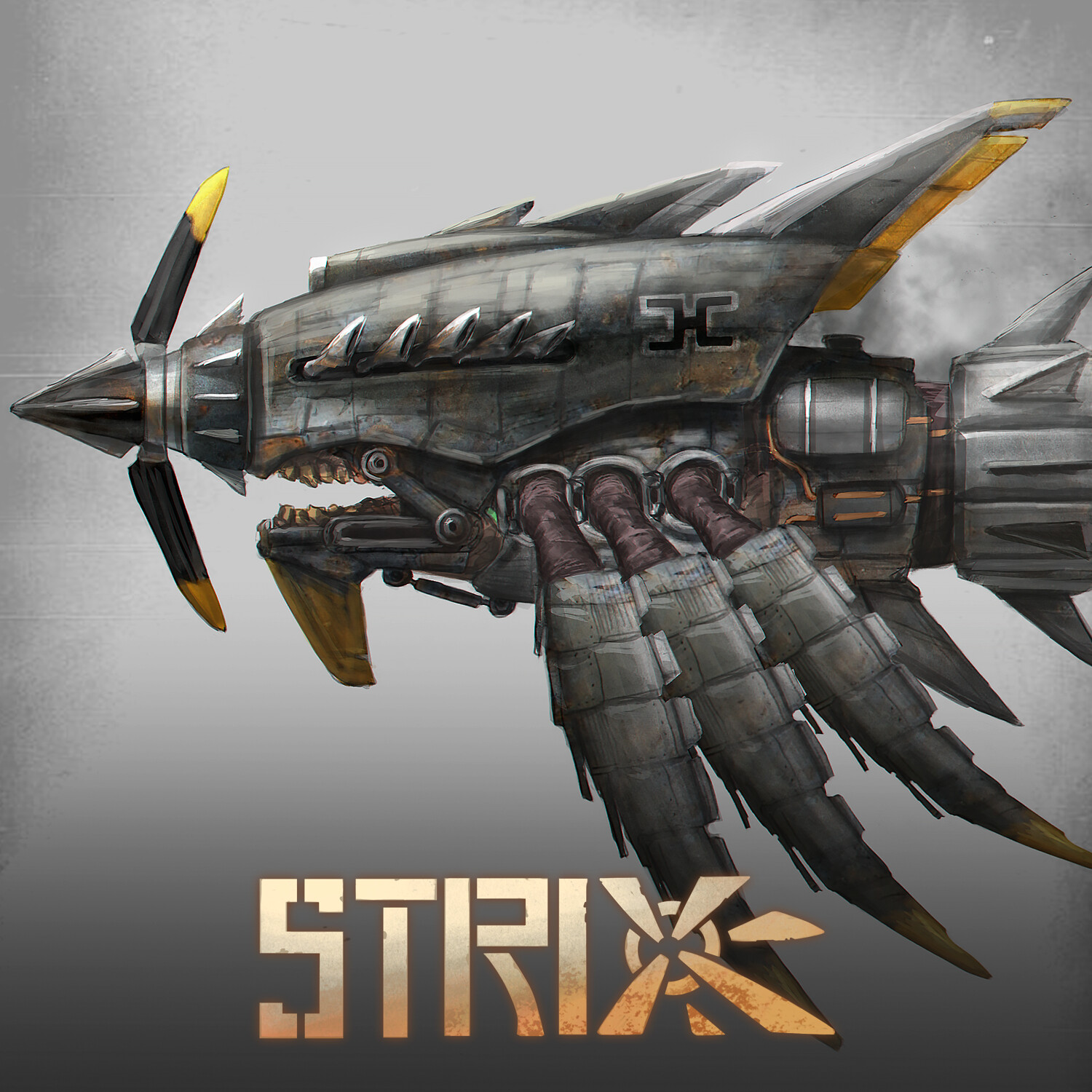 Virginie Juteau - Strix - Creature concept art