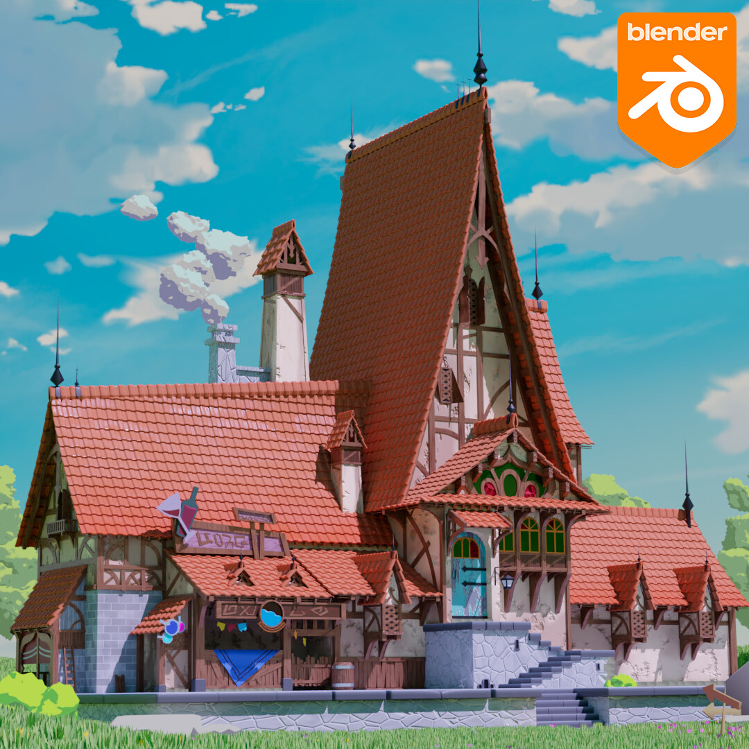 ArtStation - 3D model - Magic house