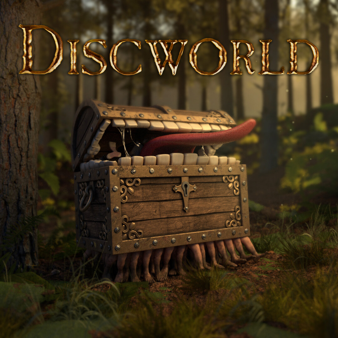 ArtStation - The Luggage - Discworld