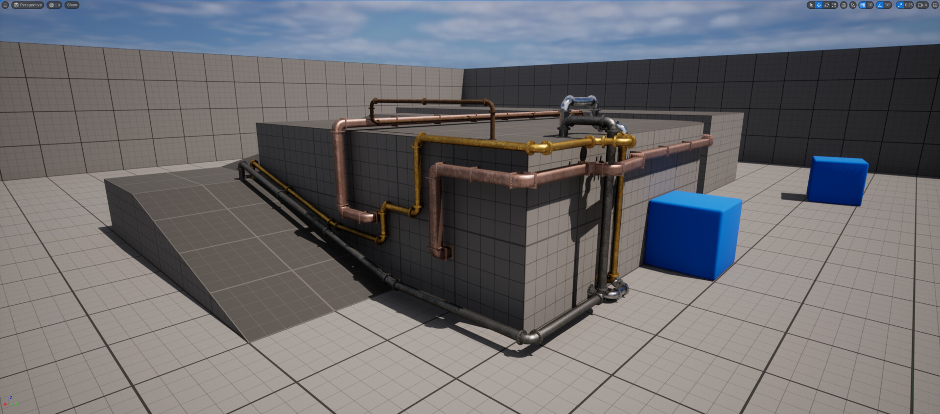 ArtStation - Procedural Pipes in Houdini