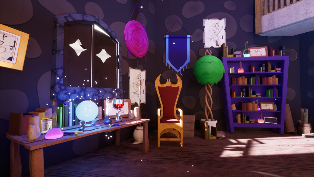 ArtStation - The Lonely Wizards Lair