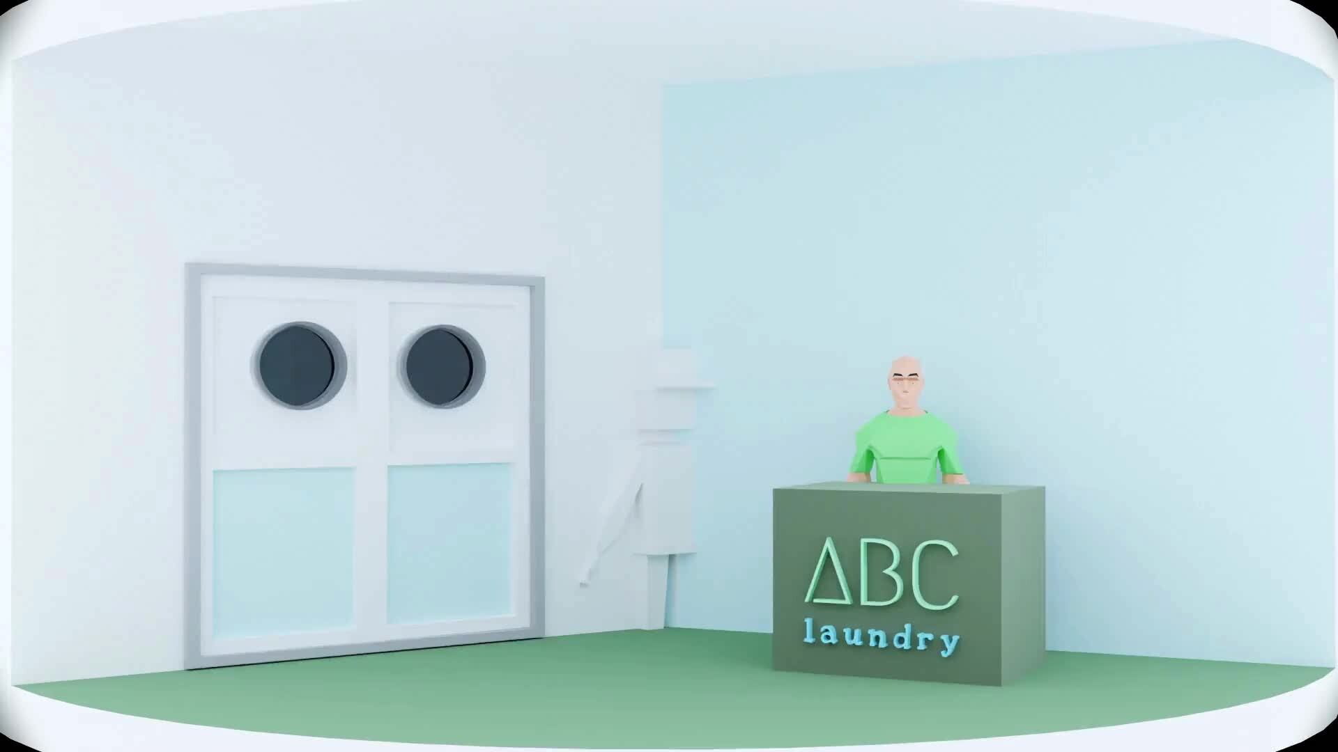 ArtStation - Animated Advertisement for Laundry Services App ABC