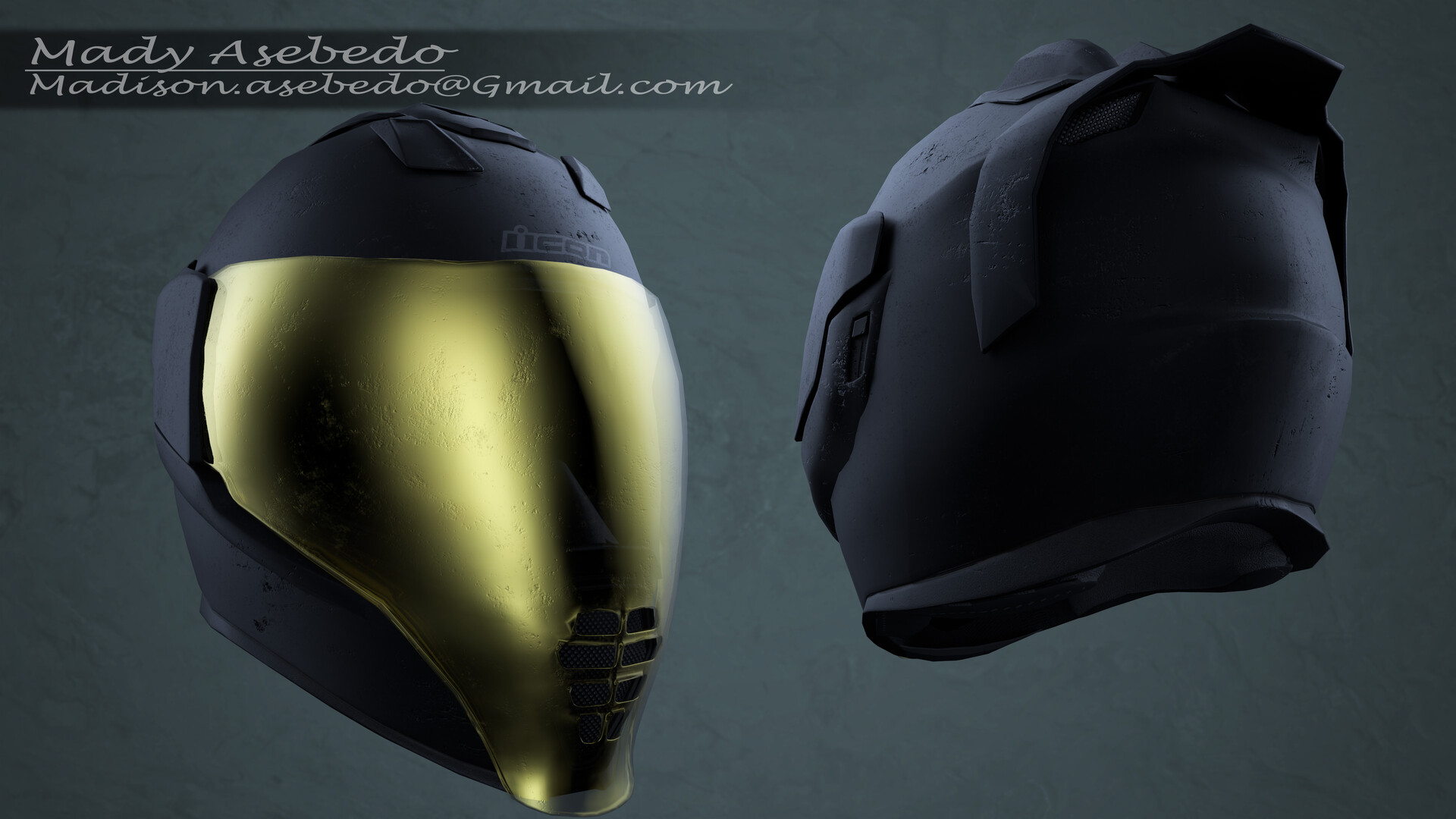 ArtStation - Icon Airflight Peacekeeper Helmet (Project Breakdown)