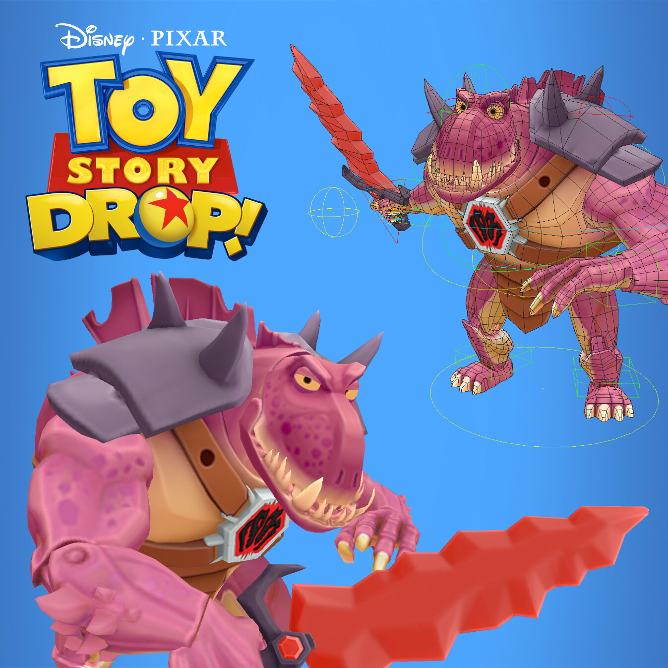 ArtStation - Toy Story Drop! Brute with a sword