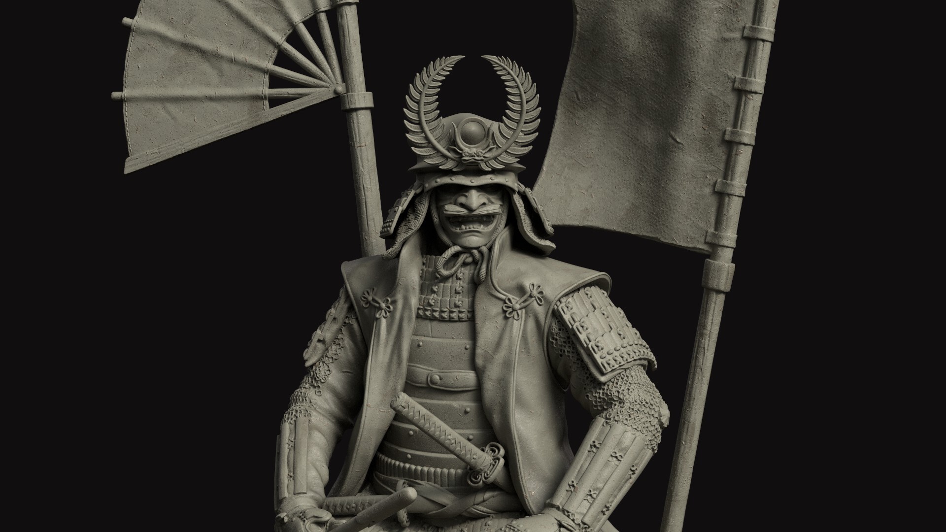 ArtStation - Ieyasu Tokugawa - Shogun