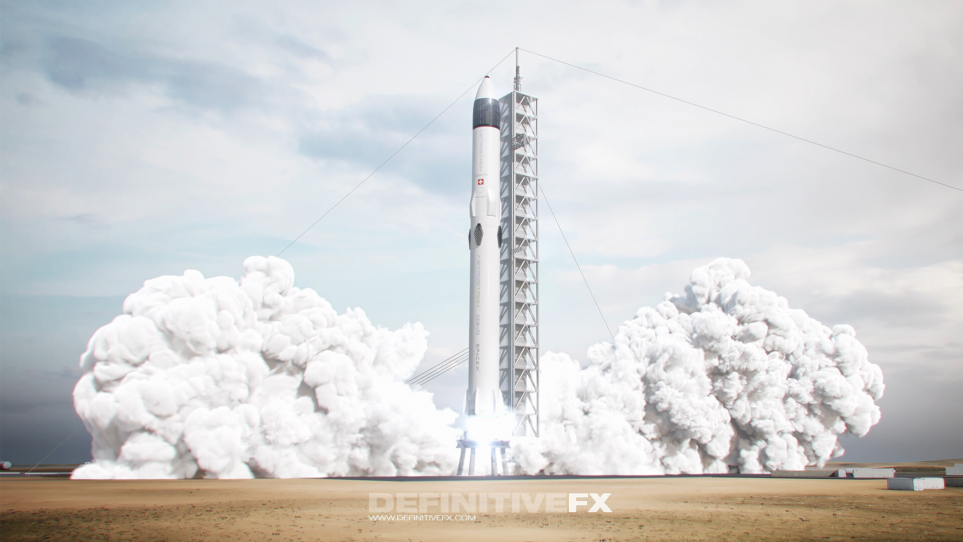 ArtStation - SpaceX Heavy Rocket Launch Mission to the Moon