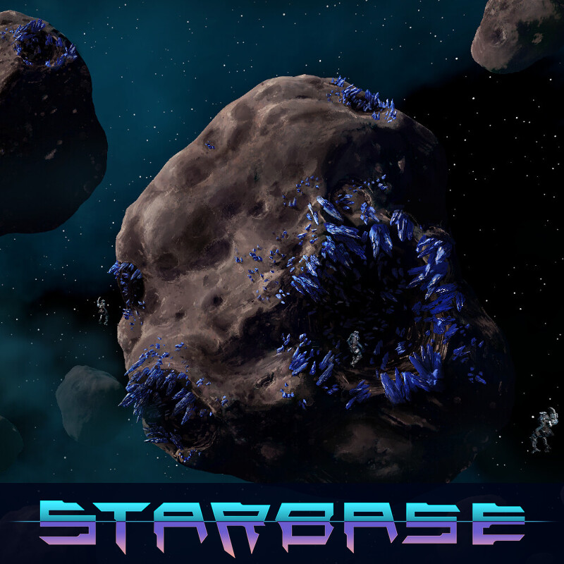 ArtStation - Starbase Asteroid Concept Art