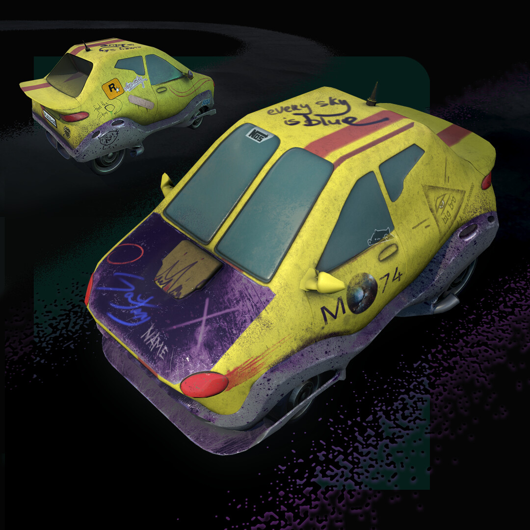 ArtStation - 3D | Stylized Vehicle