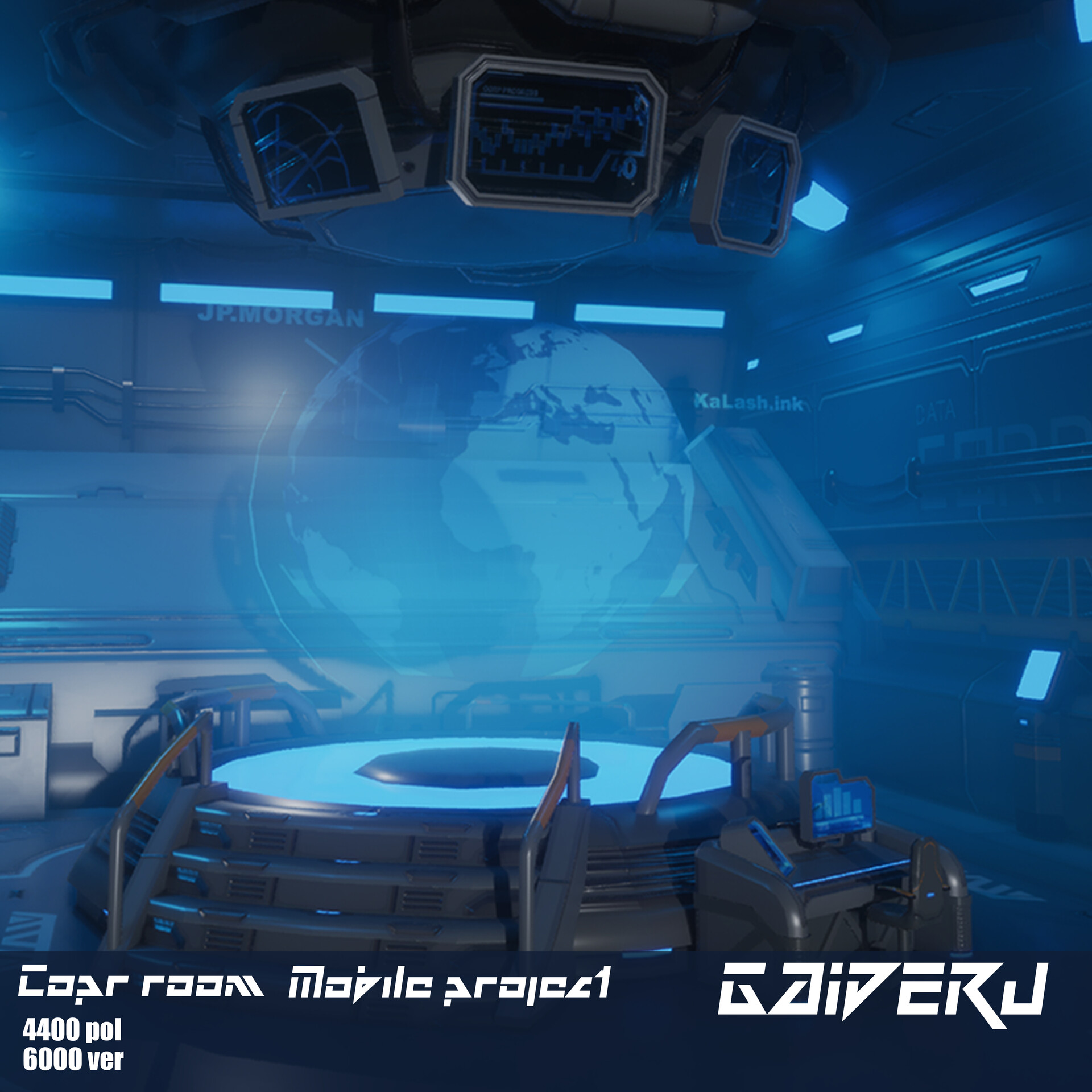 ArtStation - Corp Room - mobile game assets