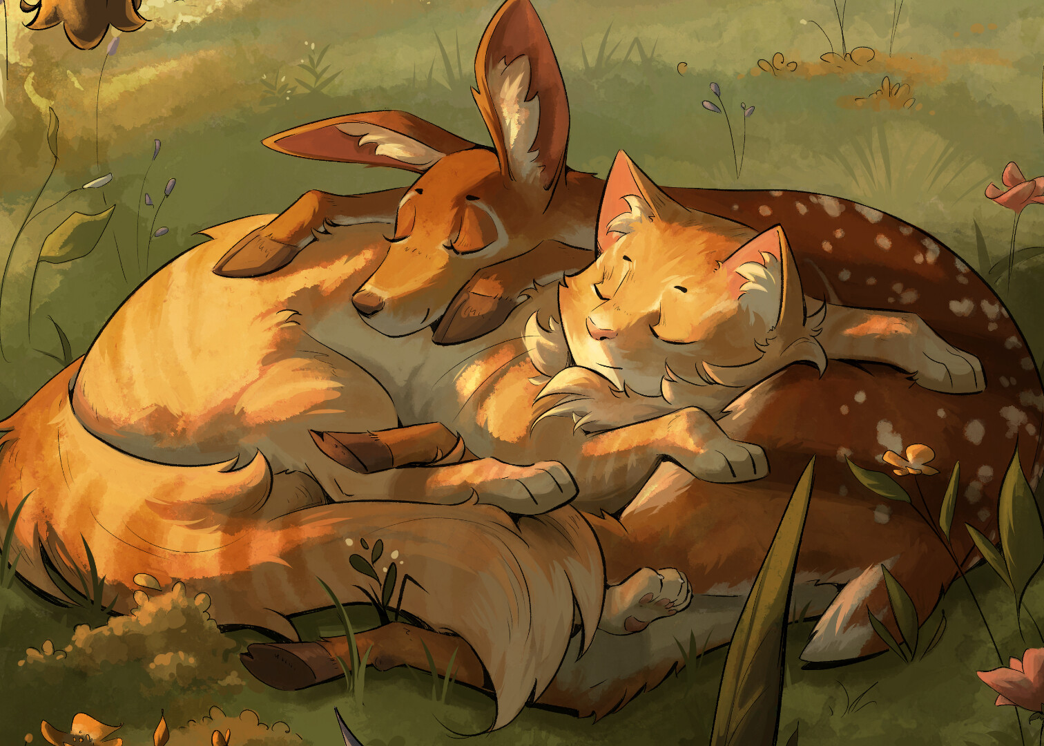 ArtStation - Cuddle Time