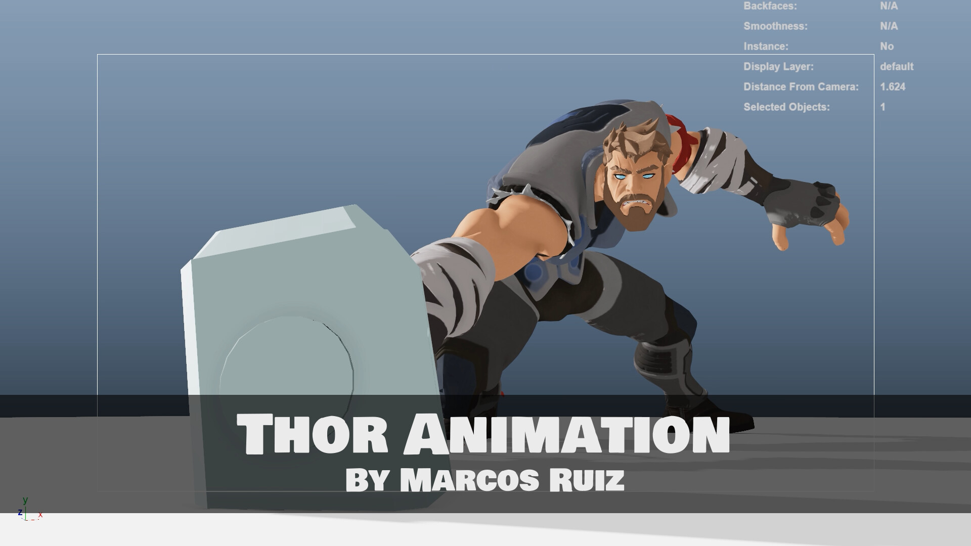 ArtStation - Thor Overwatch Highlight Intro Animation
