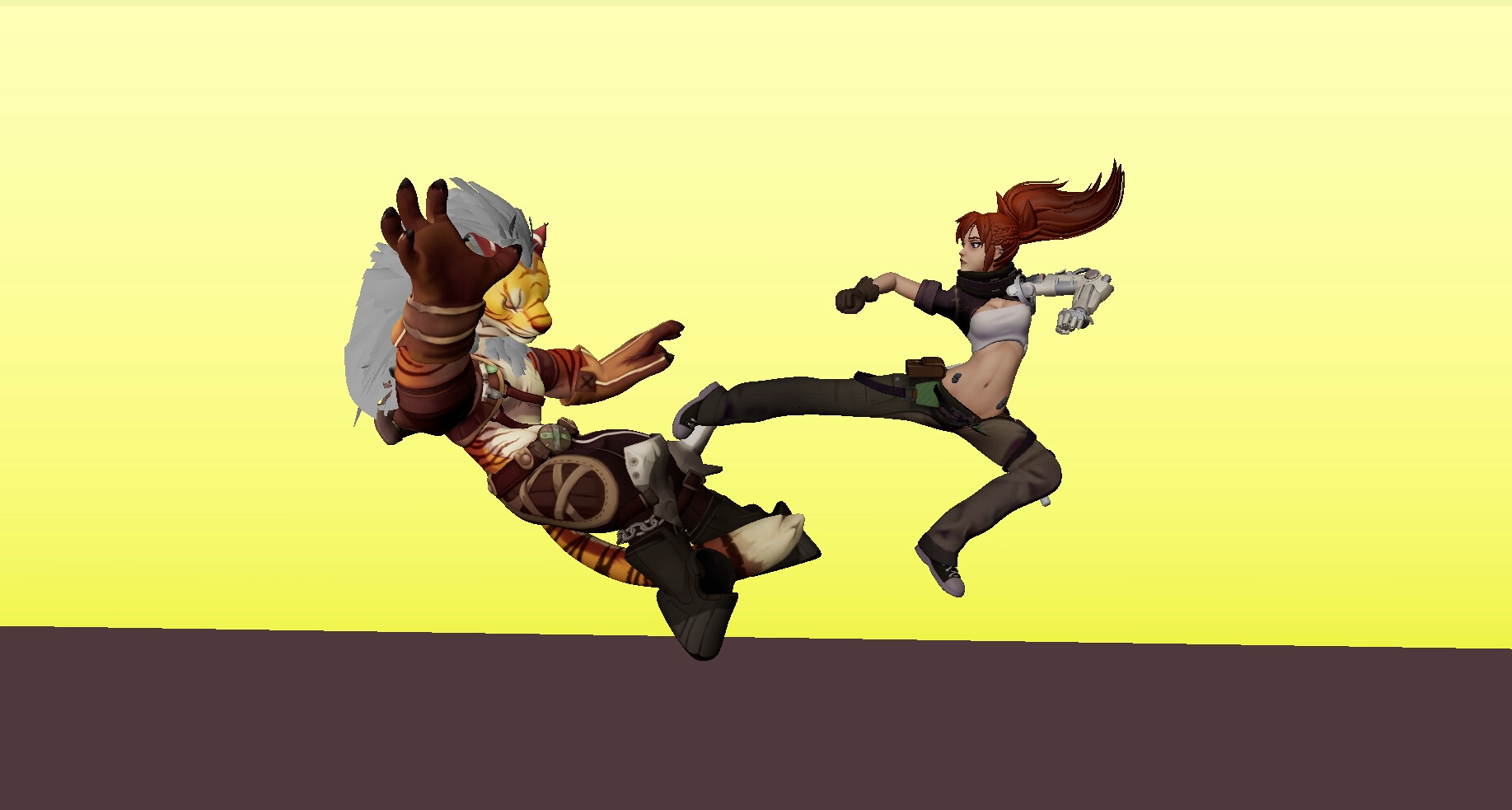 ArtStation - Body Mechanics Animation - fight scene (Junker and Liger Rigs)