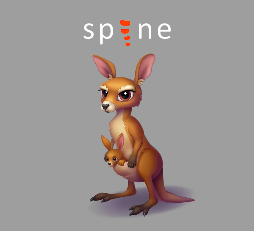 ArtStation - Kangaroo Spine 2D