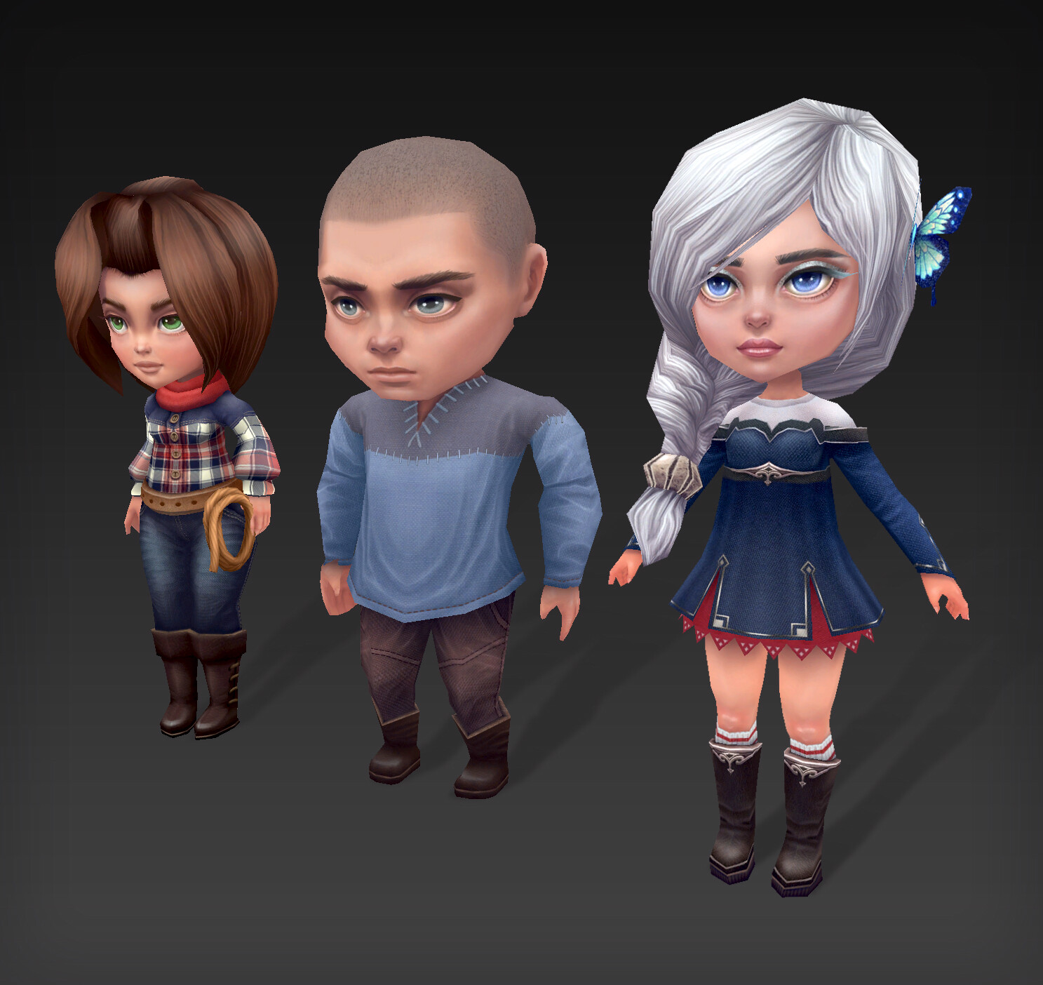 ArtStation - Low Poly Characters
