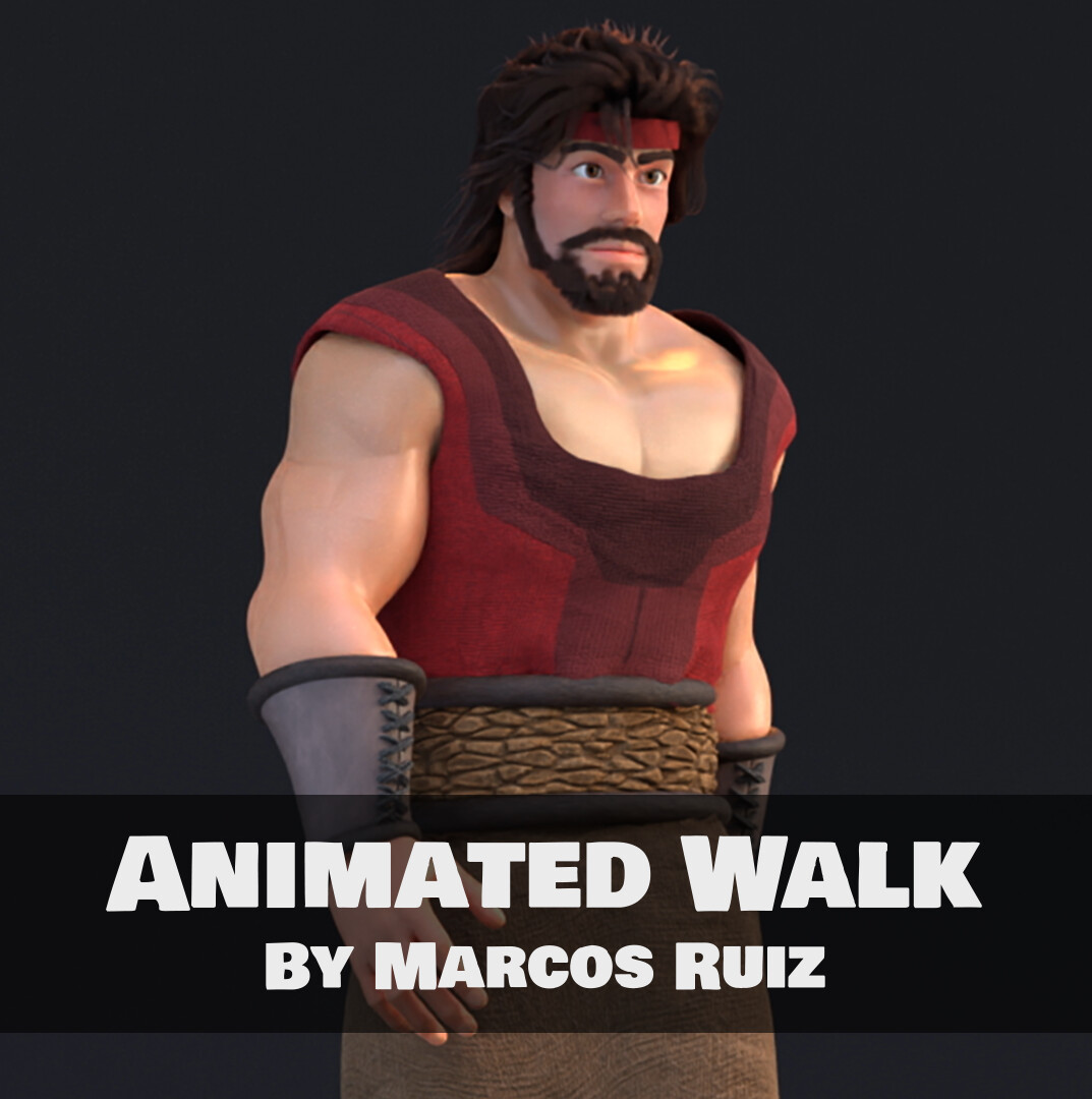 ArtStation - Samson 3D Walk cycle