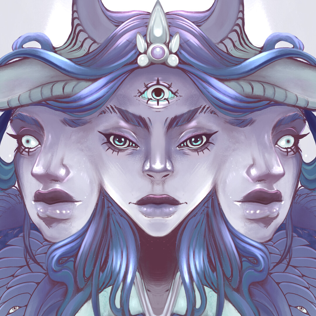 ArtStation - Witch Procreate Art