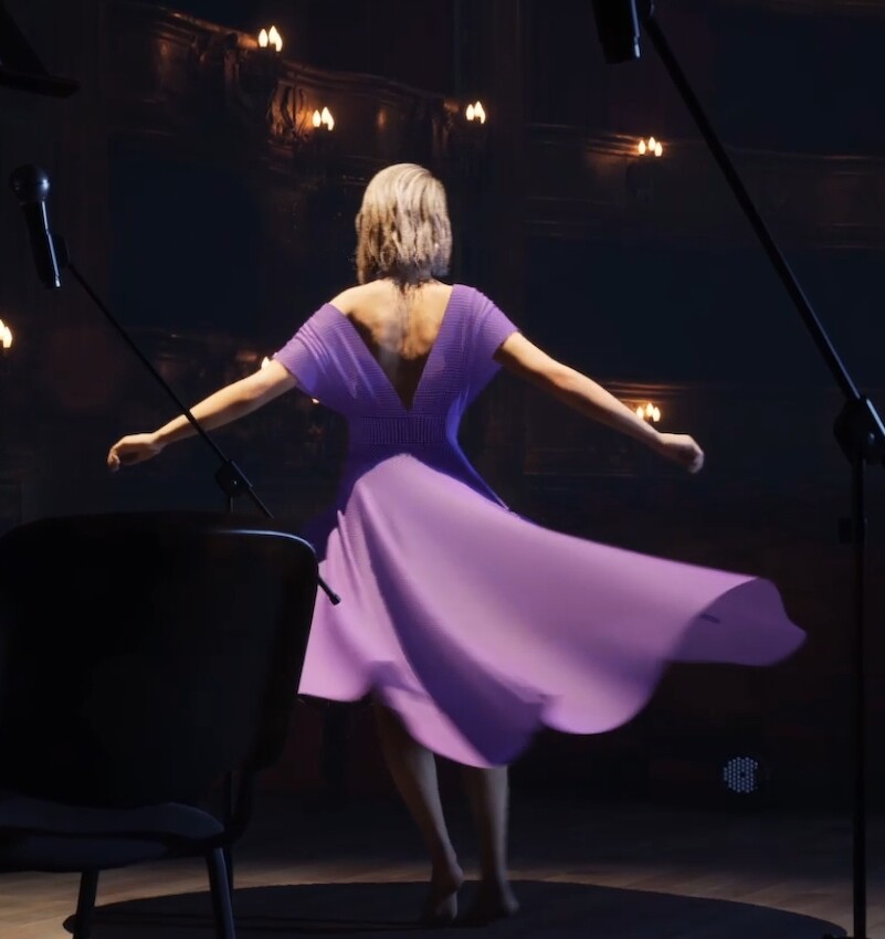 ArtStation - Cloth simulation rendered in Unreal Engine