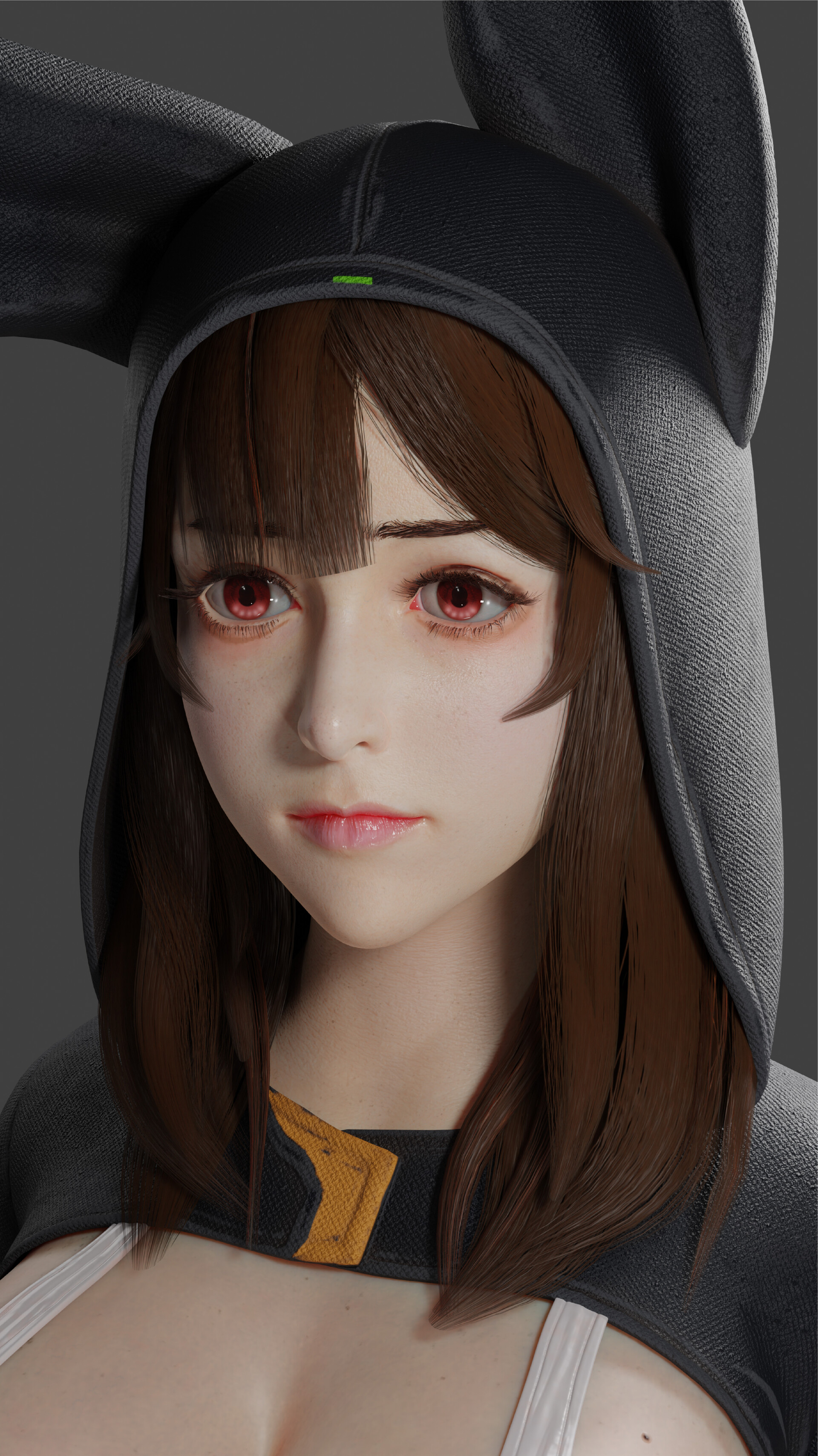ArtStation - Character model exercise；兔子；rabbit；风格化；stylize；人物模型练习