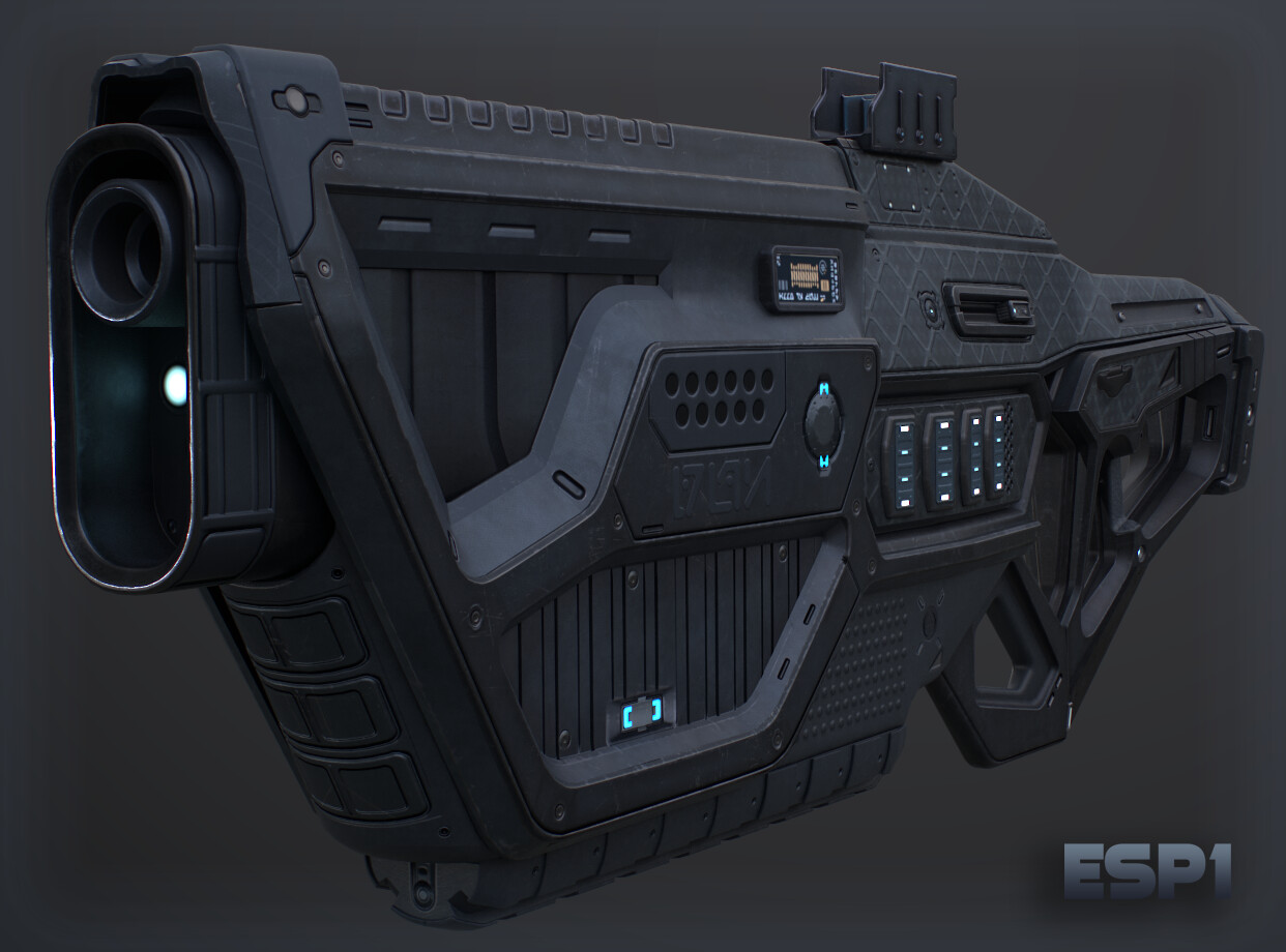 ArtStation - ESP1 Energy Shotgun