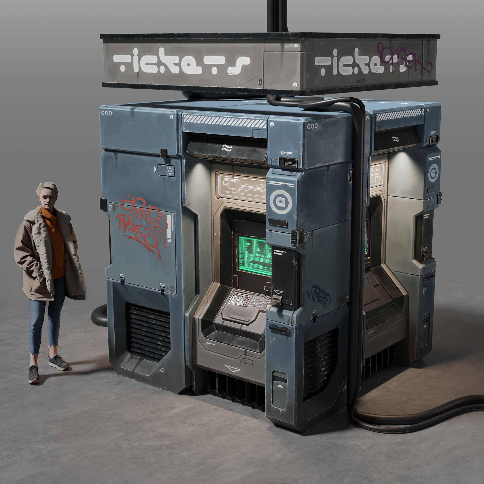 ArtStation - Arctic Metro - Props