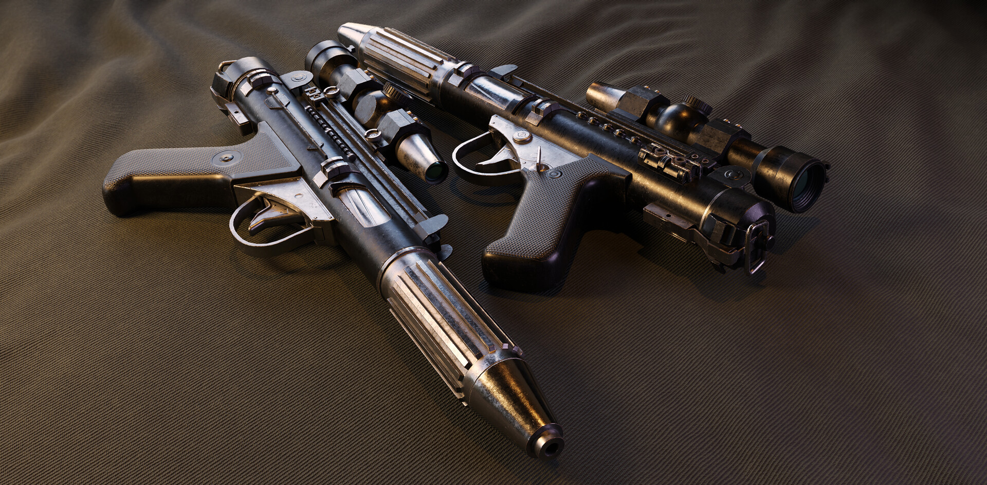 ArtStation - DH-17 Star Wars gun