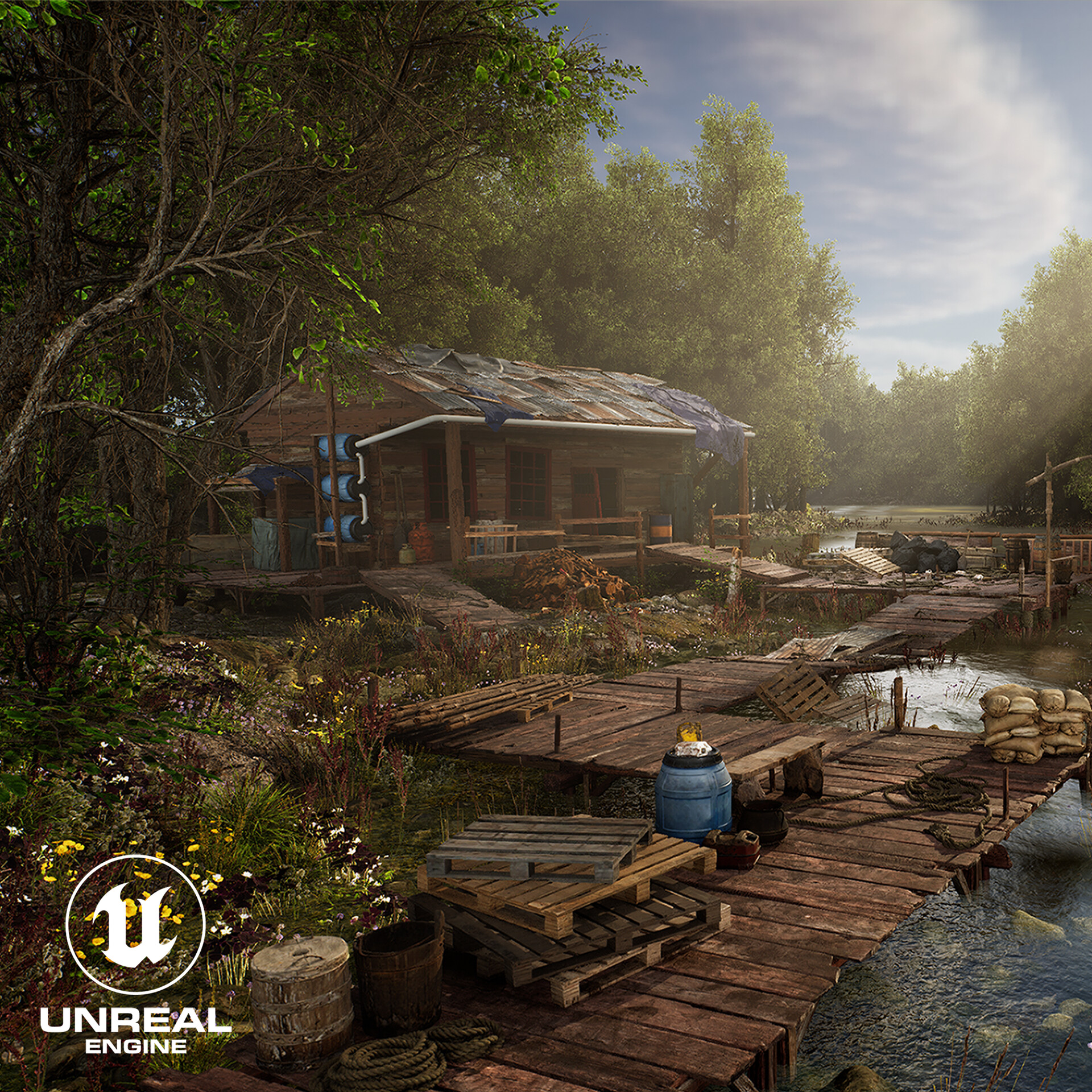 ArtStation - Realistic Swamp in Unreal 5