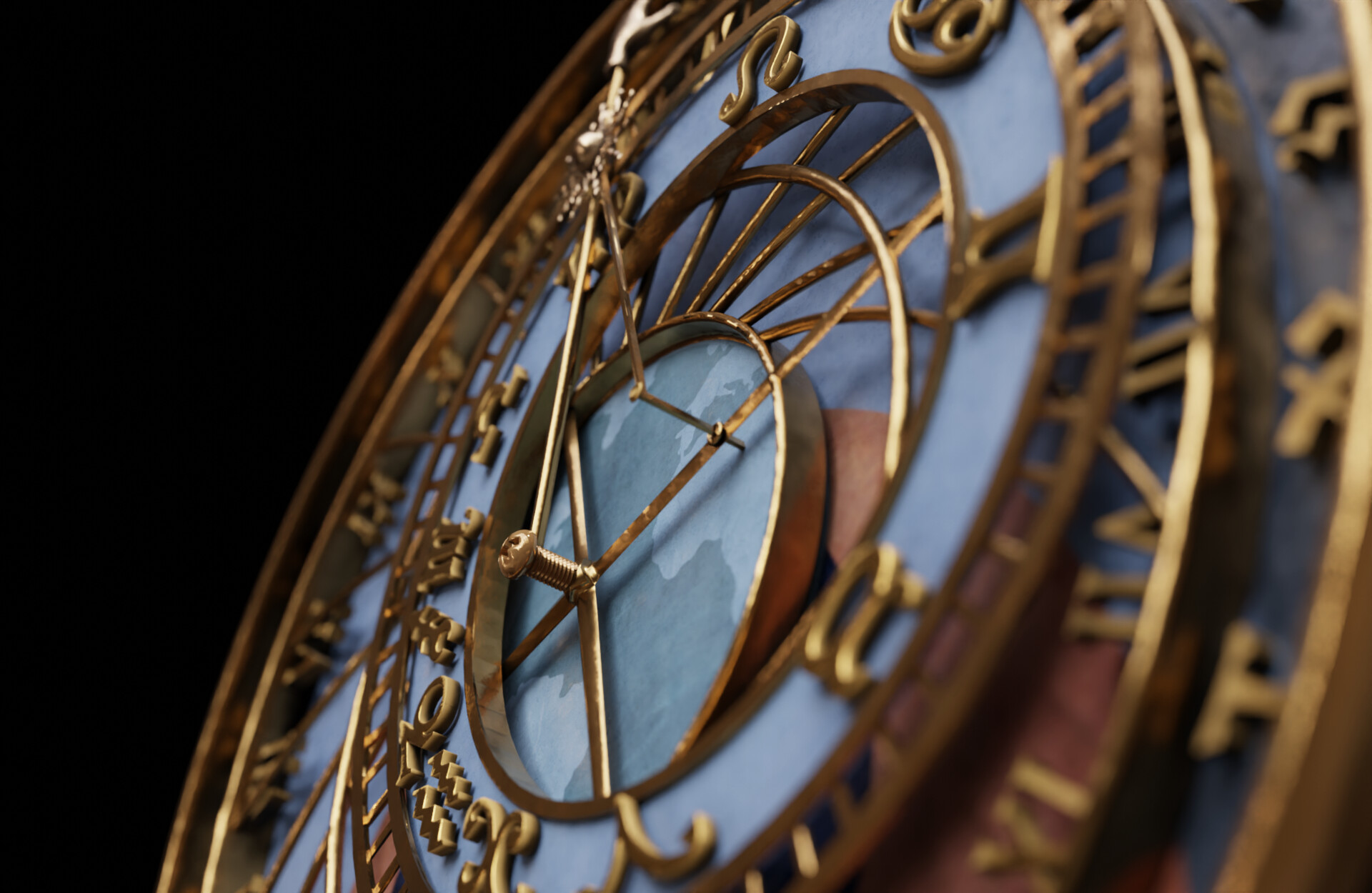 ArtStation - Prague Astronomical Clock - A 3D Masterpiece