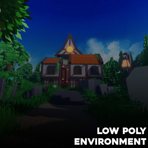 ArtStation - LOW POLY BUILD AND ENVIROMENT