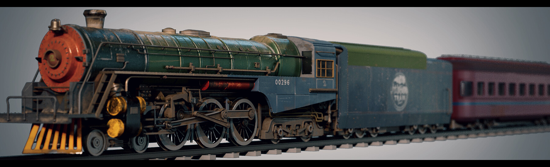 ArtStation - Steam_Locomotive